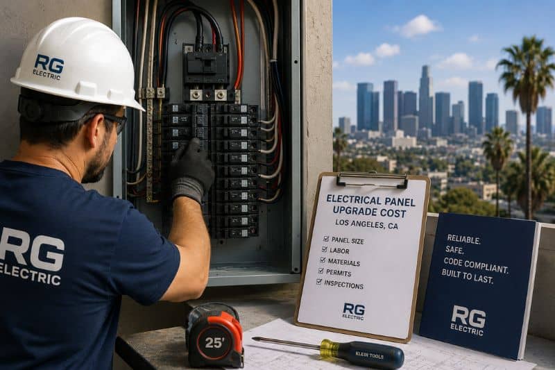 Electrical Panel Upgrade Costs in Los Angeles | RG Electric